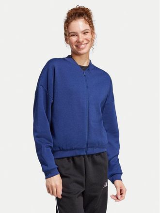 adidas Sweatshirt Essentials Contemporary Logo JD9968 Dunkelblau Loose Fit