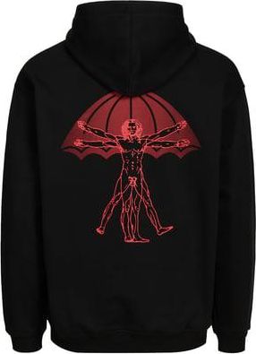 H&eacute;las. lockeres Kapuzen-Sweatshirt aus Baumwollmischung in Blau