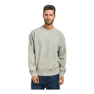 HUGO BOSS Homme, Pulls, Gris, Taille: XL Pull Col Rond Gris