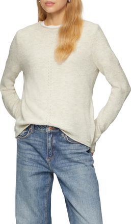 QS by s.Oliver Damen 2158408 Strickpullover mit Stehkragen und Rollkanten, 05W0, Small