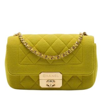 Chanel Pre-owned Vintage Flap Crossbody Bag - - Pre-owned - Damen - Gelb - ONE SIZE