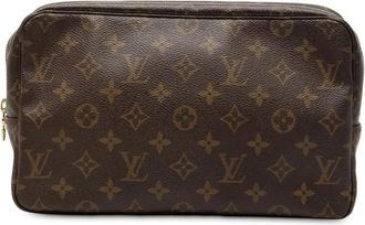 Louis Vuitton Clutches - Monogram Trousse Toilette 28 - Gr. unisize - in Braun - f&uuml;r Damen
