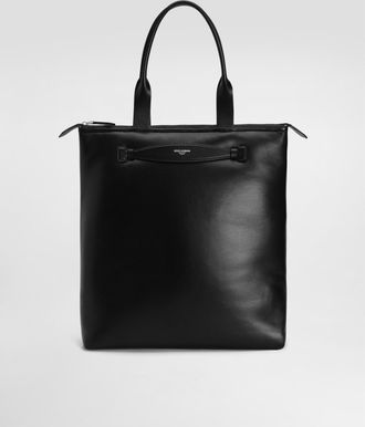 Dolce & Gabbana Shopper Aus Kalbsnappaleder - Mann Shopper Schwarz Leder Onesize