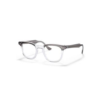 Ray-Ban Hawkeye Optics Grau Auf Transparent Fassung Klar Glas Polarisiert 50-21