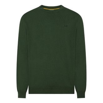 Sun 68 Strickpullover mit Rundhalsausschnitt - - Knitwear - Herren - Gr&uuml;n - L