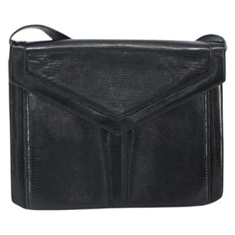 Saint Laurent Sac bandouli&egrave;re vintage Pre-owned - Femme - Pre-owned - Noir - Taille: ONE Size