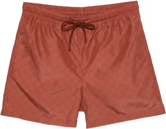 Gucci Monogram Drawstring Shorts