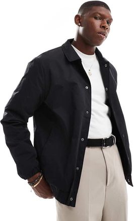 New Look Wattierte Trainingsjacke in Schwarz