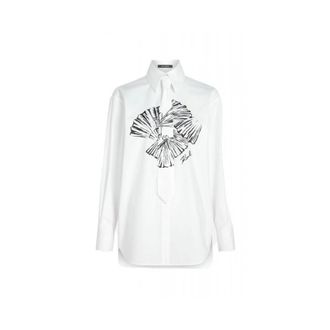 Karl Lagerfeld Relaxed Baumwollhemd - - Blouses & Shirts - Damen - Wei&szlig; - S
