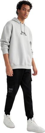 DeFacto Herren Jogginghose - Lange Sporthose f&uuml;r Herren - Bequeme Freizeithose f&uuml;r vielseitigen Einsatz - Stylische Jogginghose f&uuml;r Herren mit hohem Regular F