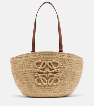 Loewe Cabas Paulas Ibiza Eclipse Medium en raphia