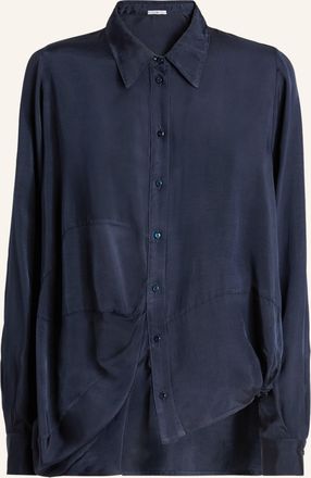 High High Bluse In Spring blau