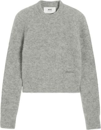 Ami Pull Col Rond - Gris