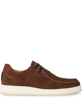 Paul Smith derbies en daim - Marron