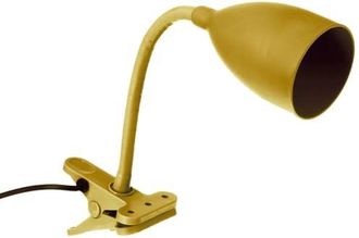 Atmosphera Atmosphera - Lampe pince Sily - silicone - jaune moutarde H43 cm
