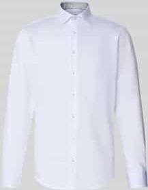 Seidensticker Slim Fit Business-Hemd mit Knopfleiste