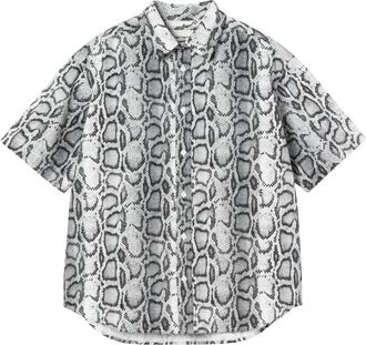 Carhartt Work in Progress Femme, Blouses et Chemises, Multicolore, Taille: 36 FR S/S Snake Camo Shirt