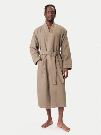 HUGO BOSS Bademantel Waffle Kimono 50469787 Braun