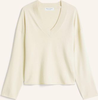Marc O'Polo Marc Opolo V-Neck-Pullover beige