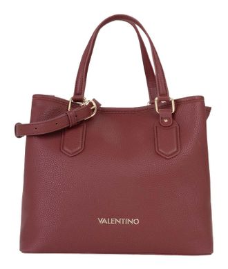 Valentino Schultertasche Brixton Shopping Bordeaux dunkelrot