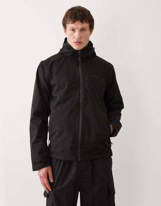 Regatta Oakhowe - Wasserdichte Jacke in Schwarz mit Kapuze