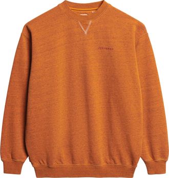 Superdry Damen &Uuml;berf&auml;rbtes Essential Sweatshirt mit Logo Denver Orange 38