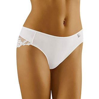 Wolbar Femme Slip Dentelle Diamond 3512, Blanc,L