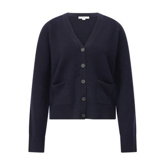 Vince Femme, Pulls, Bleu, Taille: 40 FR Cardigans