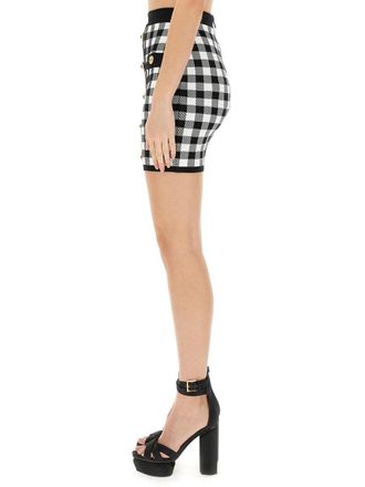 Balmain Vichy Skirt - Multicolor