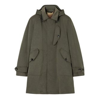 Ten c Ice Storm Car Coat - - Coats - Herren - Gr&uuml;n - L