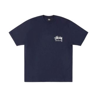St&uuml;ssy Oversized Tee - - Tops - Herren - Blau - S