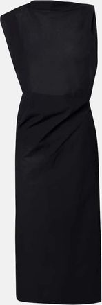 Jacquemus Midikleid Drap aus Popeline
