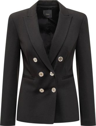 Pinko Pinko, Femme, Vestes, Noir, Taille: 44 FR Blazer Crois&eacute;