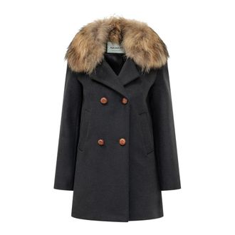Ava Adore Femme, Manteaux, Noir, Taille: 40 FR Manteau &Eacute;vas&eacute;
