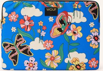 Wouf Wouf Laptop-H&uuml;lle Glow blau