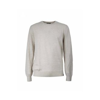 Fay Rundhalsausschnitt Pullover - - Knitwear - Herren - Beige - M