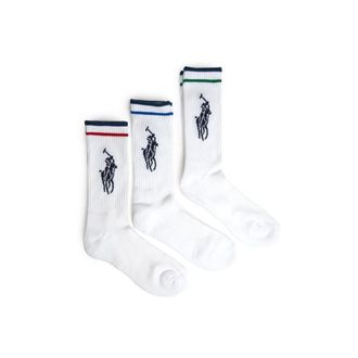 Polo Ralph Lauren 3 Pack Crew Chaussettes