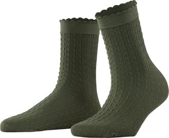 Falke Damen Posh Pulse 50 DEN W So halb-Blickdicht einfarbig Socken, Grün Artichoke 7436, 39-42