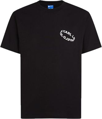 Karl Lagerfeld Regular Multi Ring Tee, Black, XL