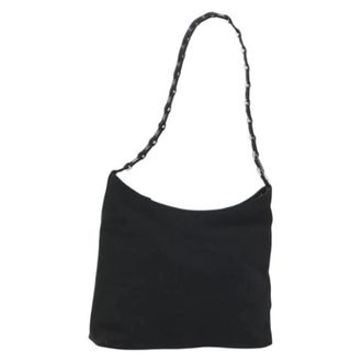 Ferragamo Pre-owned Nylon Schultertasche - - Pre-owned - Damen - Schwarzk - ONE SIZE