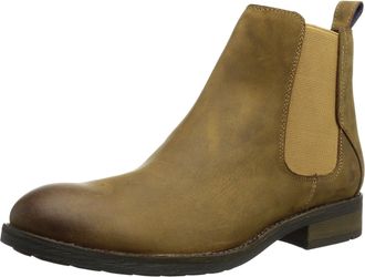Tommy Jeans Hilfiger Denim Darren 1A EM56816136, Herren Chelsea Boots, Braun (Cuoio 671), EU 42