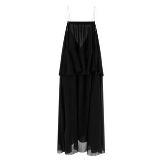 Chlo&eacute; Maxikleid mit offenem R&uuml;cken - - Dresses - Damen - Schwarzk - XS