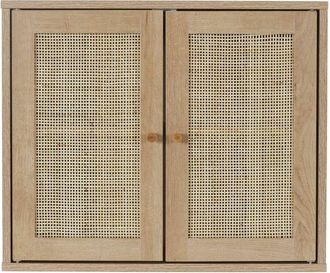 The Home Deco Factory The Home Deco Factory - Armoire murale 2 portes Bali en cannage