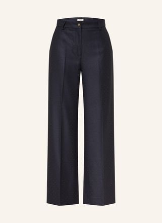 Sandro Sandro Marlenehose Mit Schmucksteinen blau