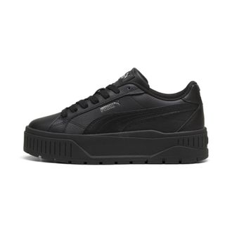 Puma Sneakers en cuir Karmen II Femme, Chaussures, Noir, 35.5