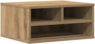 vidaXL Support dimprimante Ch&ecirc;ne Artisan 49x40x22,5 cm Bois ding&eacute;nierie