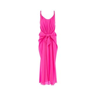 J.W.Anderson Femme, Robes, Rose, Taille: 36 FR Knot Draped Maxi Dress