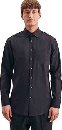 Seidensticker Chemise business homme Seidensticker - coupe classique - sans repassage - col Kent - manches longues - 100 % coton