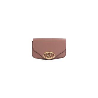 Valentino Garavani Logo Schultertasche - - Bags - Damen - Braun - ONE SIZE