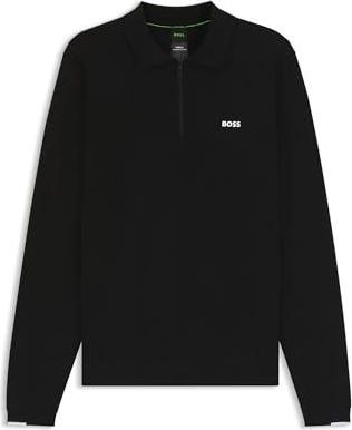 BOSS Hommes KN Ever-X PL Pull Regular en Coton avec col Polo